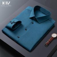 China Custom Logo Long Sleeve Cotton Casual Shirt for Men Business Button Down Sizes S to 10XL for sale