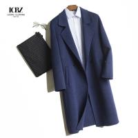 China British Style Plain Autumn Winter Trench Overcoat Regular Fit Canvas Fabric Men Long Jacket Coat 50pcs MOQ for sale