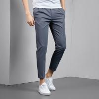 China Men's Business Suit Pants Plus Size 50 Lightweight Polyester Work Pants Custom Logo for sale