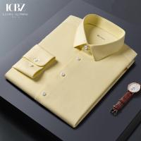 China LCBZ Men's Formal Shirt No Iron 100% Cotton Wrinkle Free Sizes S to 10XL for sale