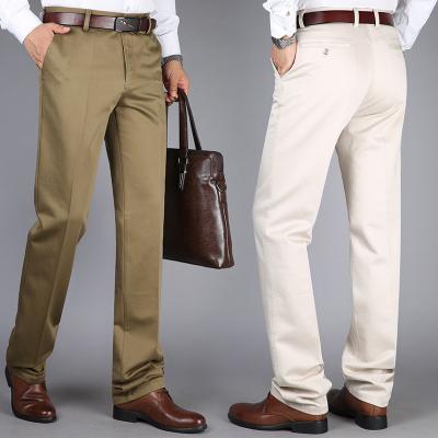 China Custom Fit Formal Pants for Men Plus Size Cotton Polyester Business Trousers 8XL for sale