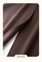 China Men's Wool Blend Peacoat Double Collar Winter Overcoat Cold Resistant 50 MOQ Custom for sale