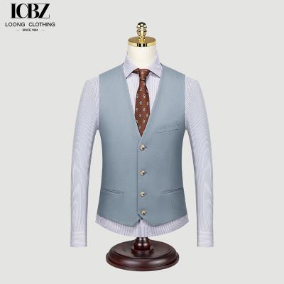 China Seamless Fusing Men's Suit Vest Slim Fit Korean Style Winter Workwear S-10XL Custom for sale