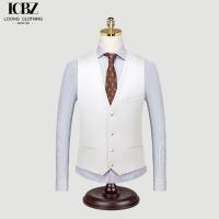 China Seamless Fusing Men's Suit Vest Slim Fit Korean Style Winter Workwear S-10XL Custom for sale