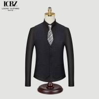 China Custom Slim Fit Men's Suit Vest Polyester Cotton Sizes S to 10XL for Wedding Groomsmen for sale