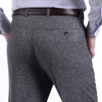 China Drawstring Closure Slim Fit Cotton Linen Plaid Chinos Pants for Men Sizes M to 8XL for sale