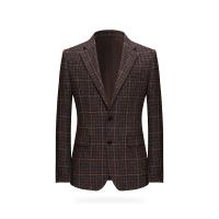 China Men's 3 Piece Suit Jacket Polyester Cotton Blend Sizes S to 3XL Custom Logo for sale