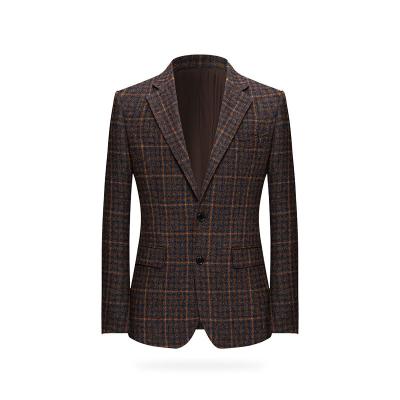 China Men's 3 Piece Suit Jacket Polyester Cotton Blend Sizes S to 3XL Custom Logo for sale