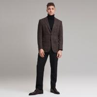 China Men's 3 Piece Suit Jacket Polyester Cotton Blend Sizes S to 3XL Custom Logo for sale