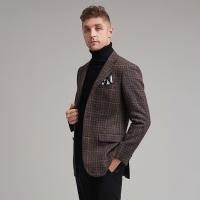 China Men's 3 Piece Suit Jacket Polyester Cotton Blend Sizes S to 3XL Custom Logo for sale
