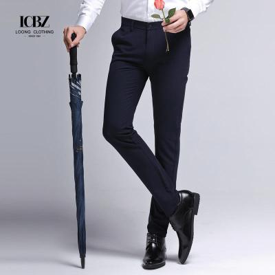 China Men's Cotton Polyester Cargo Pants Black Dark Gray 5 Size Casual Straight Trousers with Side Pockets for sale
