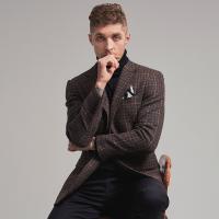 China Men's 3 Piece Suit Jacket Polyester Cotton Blend Sizes S to 3XL Custom Logo for sale