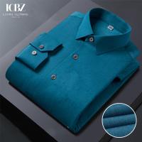 China 90% Goose Down Three-proof Fabric Solid Long Sleeve Dress Shirts for Men OEM S-10XL for sale