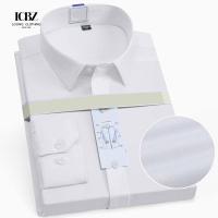 China Long Sleeve Business Formal Shirt for Men Polyester Cotton Blend Sizes M to 5XL for sale