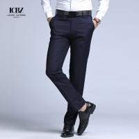 China Men's Black Cargo Pants Straight Leg Cotton Polyester Blend Sizes M to 3XL for Spring for sale