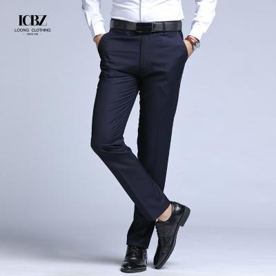 China Men's Black Cargo Pants Straight Leg Cotton Polyester Blend Sizes M to 3XL for Spring for sale