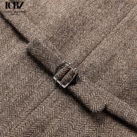 China Formal Striped Suit Vest for Groomsmen Regular Length Mandarin Collar S-10XL for sale