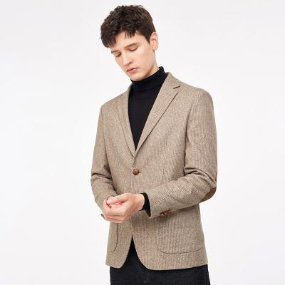 China Men Slim Fit Button Fly Suit Blazer Jacket Polyester Cotton S-3XL Party Casual for sale