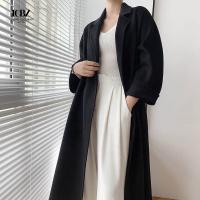 China Plus Size Wool Long Cardigan Jacket for Women Autumn Winter Coat S-5XL for sale