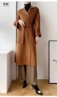 China Plus Size Wool Long Cardigan Jacket for Women Autumn Winter Coat S-5XL for sale