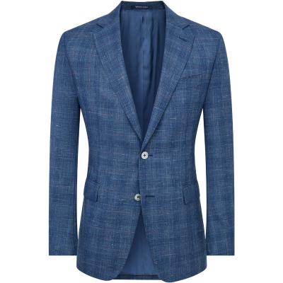China Men's 3 Piece Slim Fit Striped Suit Set Business Casual Coat Jacket Vest Trousers Custom Size for sale
