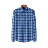 China Men's Long Sleeve Button Down T-Shirt with Covered Closure 5 Size Options for sale