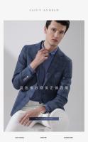China Men's 3 Piece Slim Fit Striped Suit Set Business Casual Coat Jacket Vest Trousers Custom Size for sale