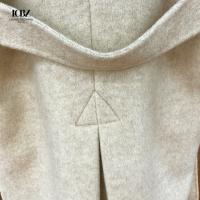 China Mid-Length Slim Woolen Coat for Women with Cashmere Blend Standard Thickness Sizes S to 2XL for sale