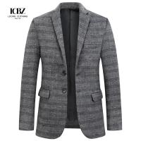 China Windproof Stand Collar Casual Fashion Men's Synthetic Leather Jacket Custom Sizes M-3XL for sale