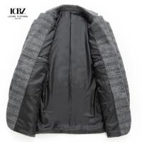 China Windproof Stand Collar Casual Fashion Men's Synthetic Leather Jacket Custom Sizes M-3XL for sale