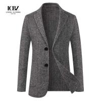 China Men's Woolen Trench Coat Winter Overcoat Polyester Cotton Blend 50 MOQ Custom Logo for sale