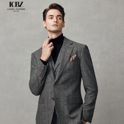 China Floral Pattern 3 Piece Men Suit Set Blazer Jacket Waistcoat Pants Regular Fit Wedding for sale