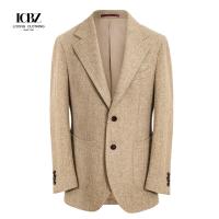 China Button Fly Woolen Suit Jacket for Winter Business Blazer 100 Wool Fabric for sale