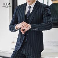 China Boys Formal Suit Set 3 Pieces Blazer Vest Tie Regular Fit Sizes S to 10XL for sale