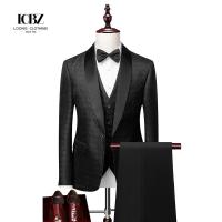 China Custom Slim Fit Peaked Lapel Blazer 3 Piece Two Piece Set for Men Wedding Formal Wear for sale