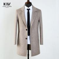 China Men's Synthetic Leather Jacket M-3XL Black Brown Burgundy Custom Logo Available for sale