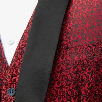 China Custom Slim Fit Peaked Lapel Blazer 3 Piece Two Piece Set for Men Wedding Formal Wear for sale