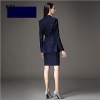 China Customized Ladies Office Slim Suit Set Long Sleeve Formal Women Uniform Size S-3XL for sale