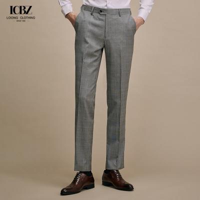 China Custom Size Wool Men's Suit Trousers Classic Slim Fit Business Casual Pants S-10XL for sale