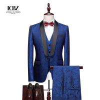 China Banquet Host Performance Suit Woolen Cloth Fabric Men's Evening Dress 180cm Size Custom for sale