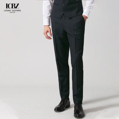 China Customized Wool Blend Men's Dress Pants Business Style Sizes 30-50 for sale