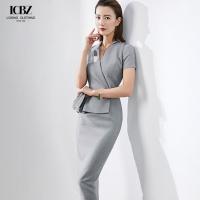 China Customizable Slim Fit Women Suit Set Polyester Cotton Office Dress Sizes S-10XL for sale
