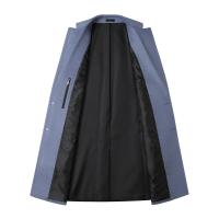 China Wool Jacket Coat Australasian Wool Single Breasted Long-Sleeve Plush Peacoat for Men for sale