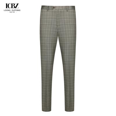 China Men's Slim Fit Wool Trousers Business Office Pants Sizes S to 10XL Custom for sale