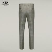 China Men's Slim Fit Wool Trousers Business Office Pants Sizes S to 10XL Custom for sale