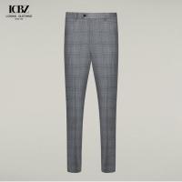 China Men's Slim Fit Wool Trousers Business Office Pants Sizes S to 10XL Custom for sale
