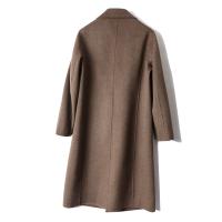 China Men's Double-Sided Cashmere Coat Mid-Length Trench Jacket Casual Outwear 50pcs MOQ for sale