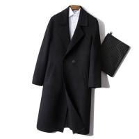 China Men's Double-Sided Cashmere Coat Mid-Length Trench Jacket Casual Outwear 50pcs MOQ for sale