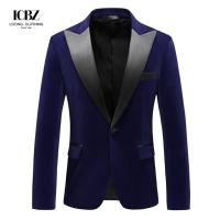 China Men's Slim Fit Formal Suit Set in Yellow Wool Polyester Blend Sizes S to 10XL for sale