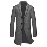 China Breathable Men's Mid-Length Coat Viscose Shell Material for Comfort and Durability for sale